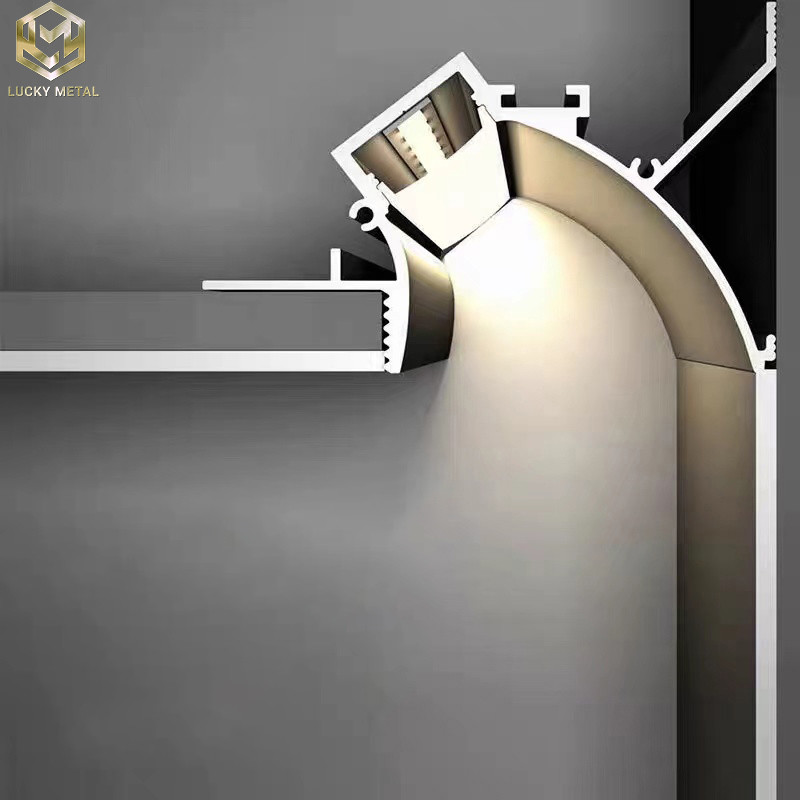 Embedded Corner Profile Light Aluminum Strip Light Channels for Drywall ...